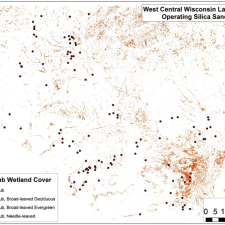 W. Central Wisconsin Landscape & Silica Sand Mining Effects