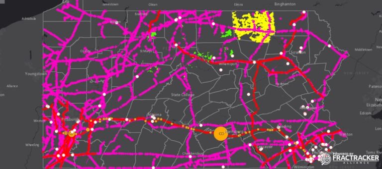 Pennsylvania Pipelines and Pollution Events | FracTracker Alliance