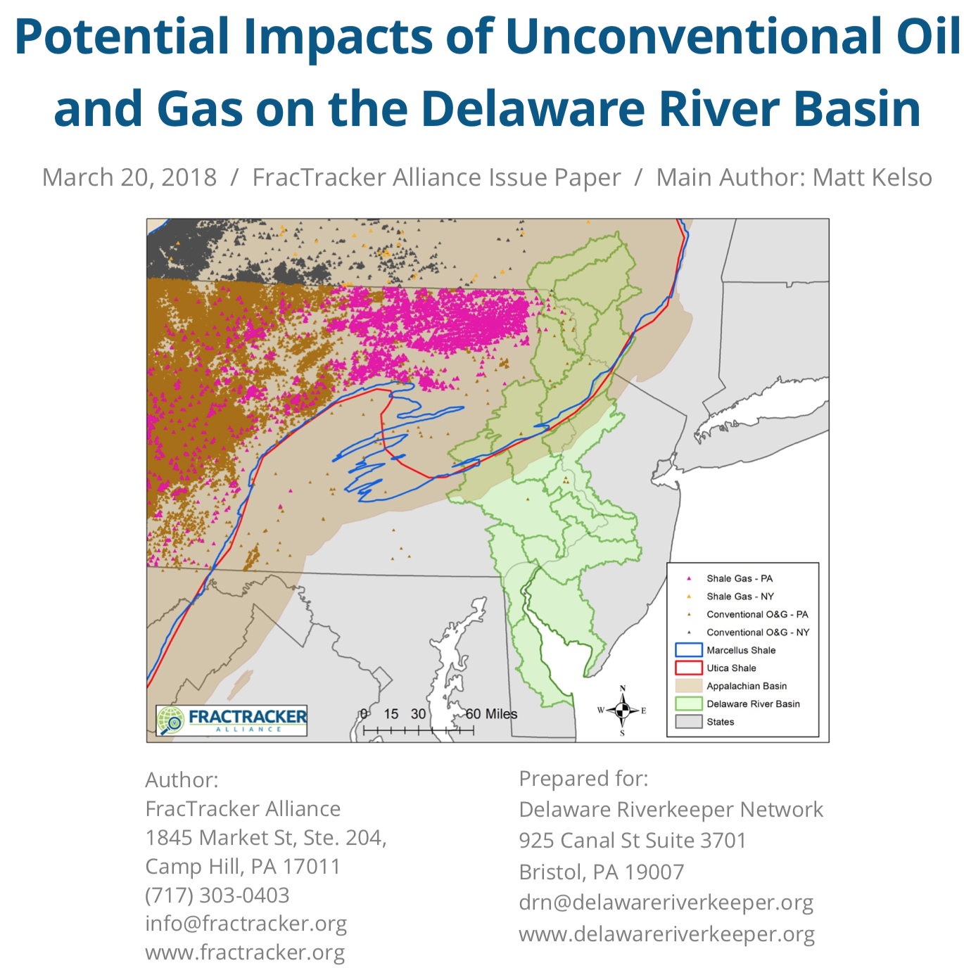 Report: Potential Impacts of Unconventional Oil and Gas on the Delaware ...