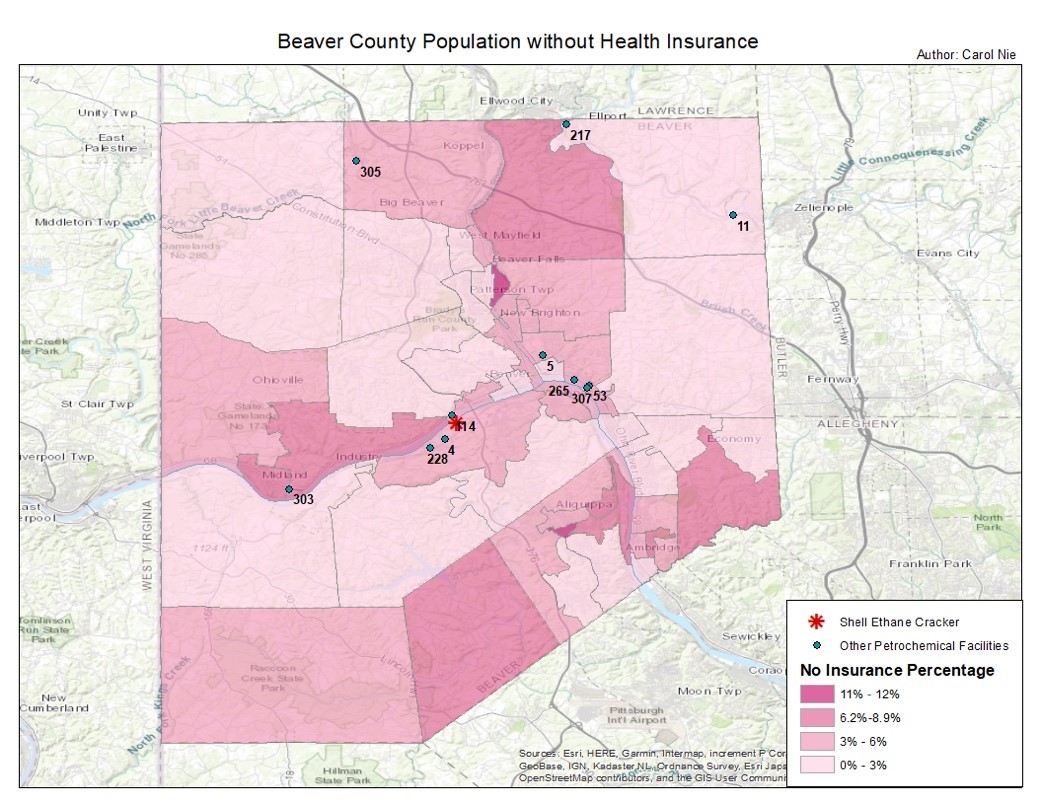 Upper Ohio River in Beaver County: Impact of Petrochemical Facility ...