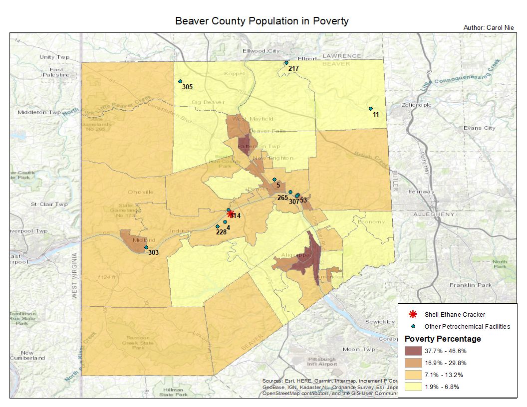 Upper Ohio River in Beaver County: Impact of Petrochemical Facility ...