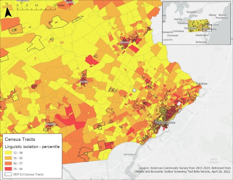 8 Maps to Strengthen Environmental Justice Policy in Pennsylvania ...