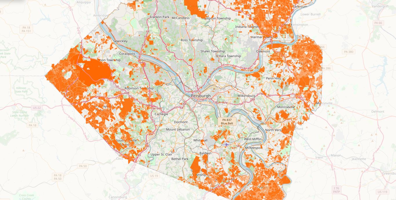 Allegheny County Lease Map | FracTracker Alliance