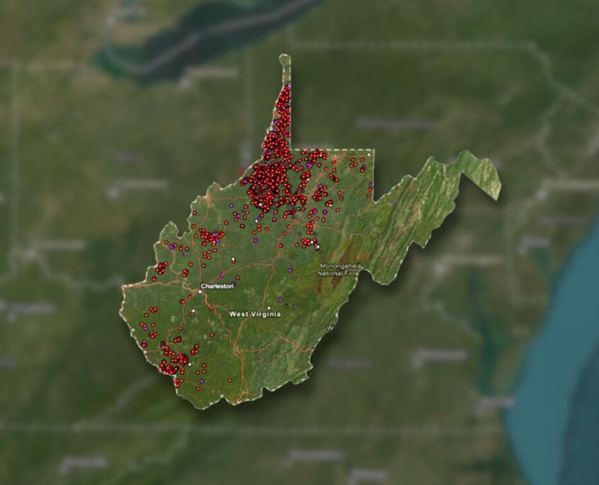 West Virginia oil and gas data