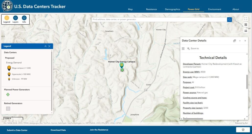 Introducing the New FracTracker U.S. Data Centers Tracker Dashboard ...
